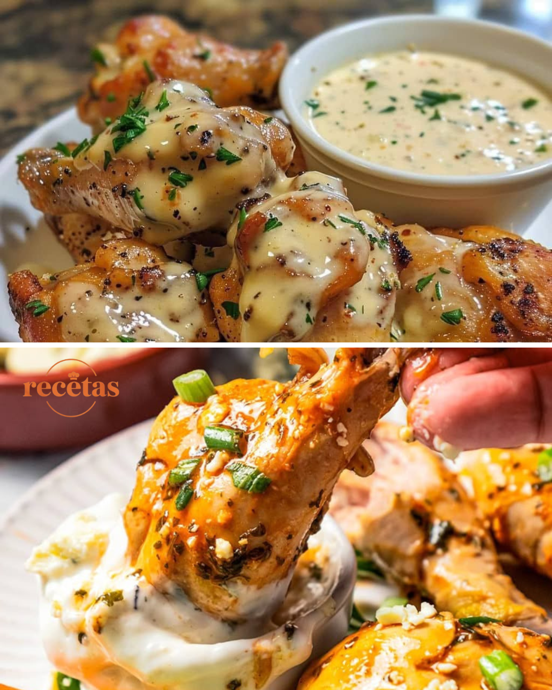 Muslos de Pollo con Salsa Especial de Ajo: Crujiente, Jugoso y ...